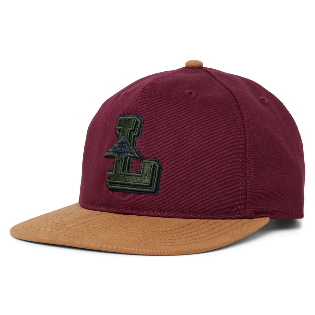 LRG Cap Strapback Collegiate Dad Burgundy - Peach and Bones Skateshop CDMX