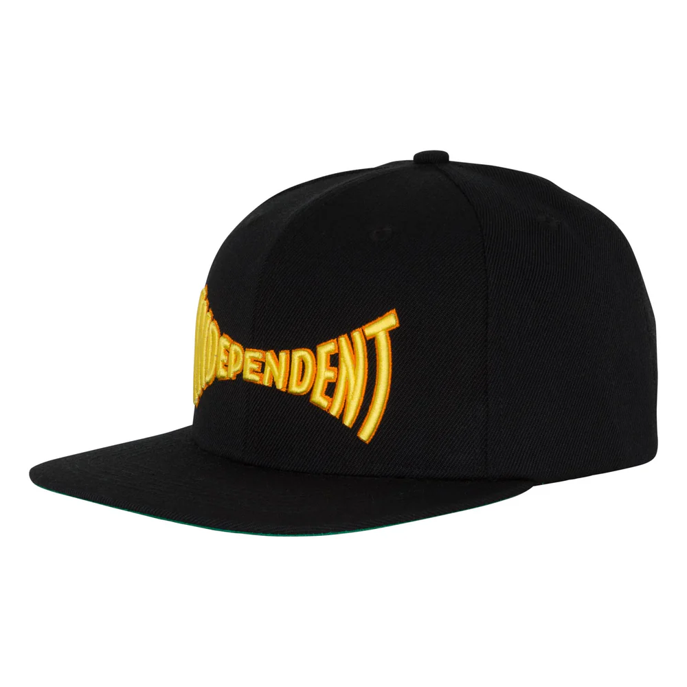 Independent Cap Snapback Spanning Black - Peach and Bones Skateshop