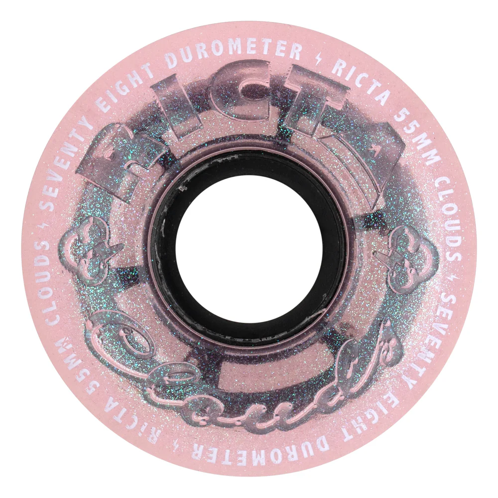 Ricta Wheels 55mm 78A Iridescent Clouds Pink - Peach and Bones Skateshop