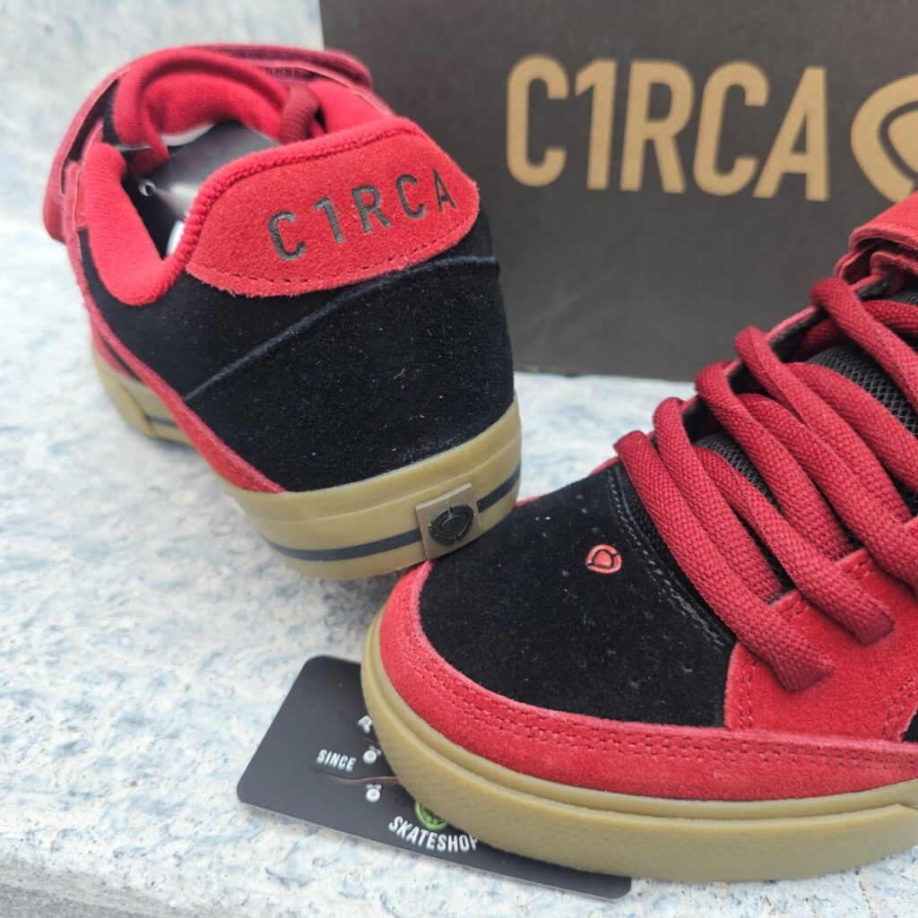 Circa Shoes 205 Vulc Red Dhalia/Black - Peach and Bones Skateshop CDMX