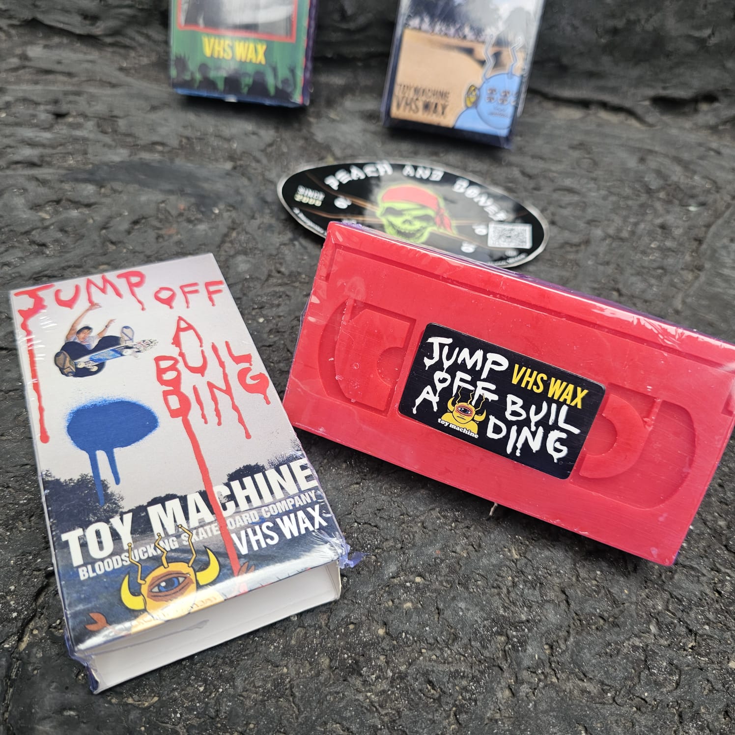 Toy Machine Wax Cera VHS - Peach and Bones Skateshop