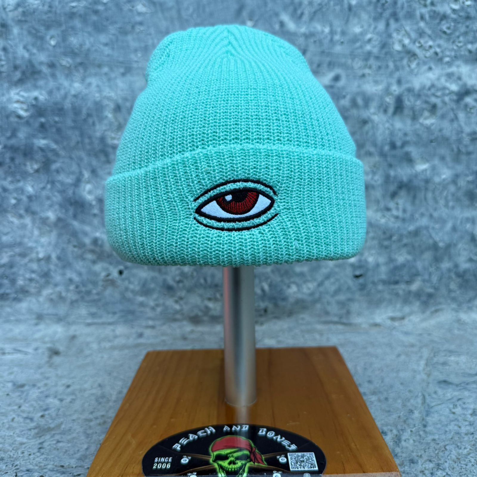 Toy Machine Beanie Sect Eye Dock Sky - Peach and Bones Skateshop