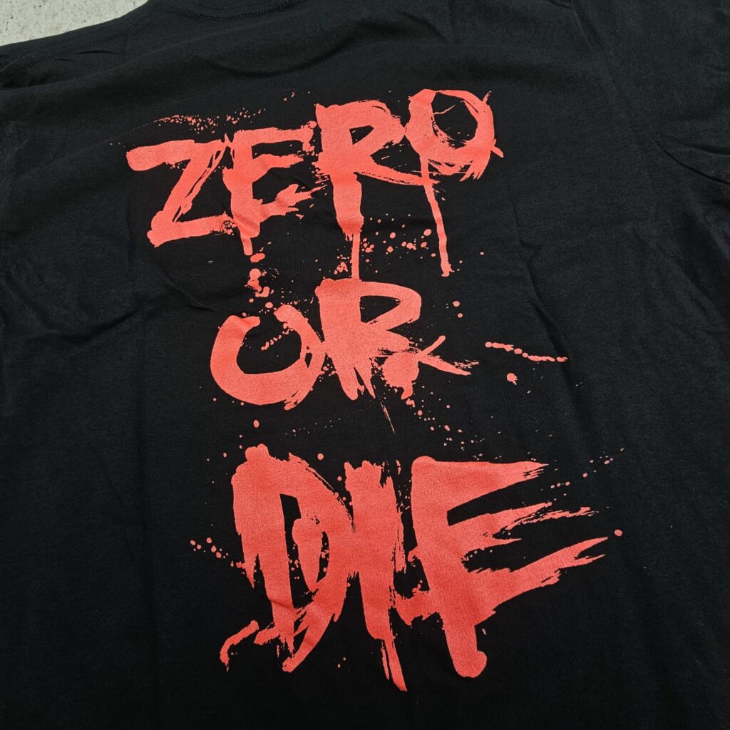 Zero Playera Zero Or Die Blood - Peach and Bones Skateshop CDMX