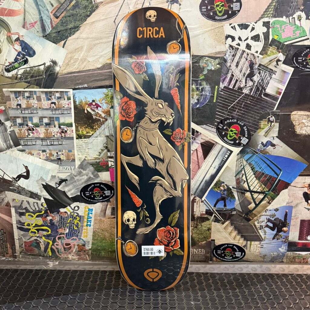 Tabla Circa 7.75 x 31.80 in Rabbit - Peach and Bones Skateshop