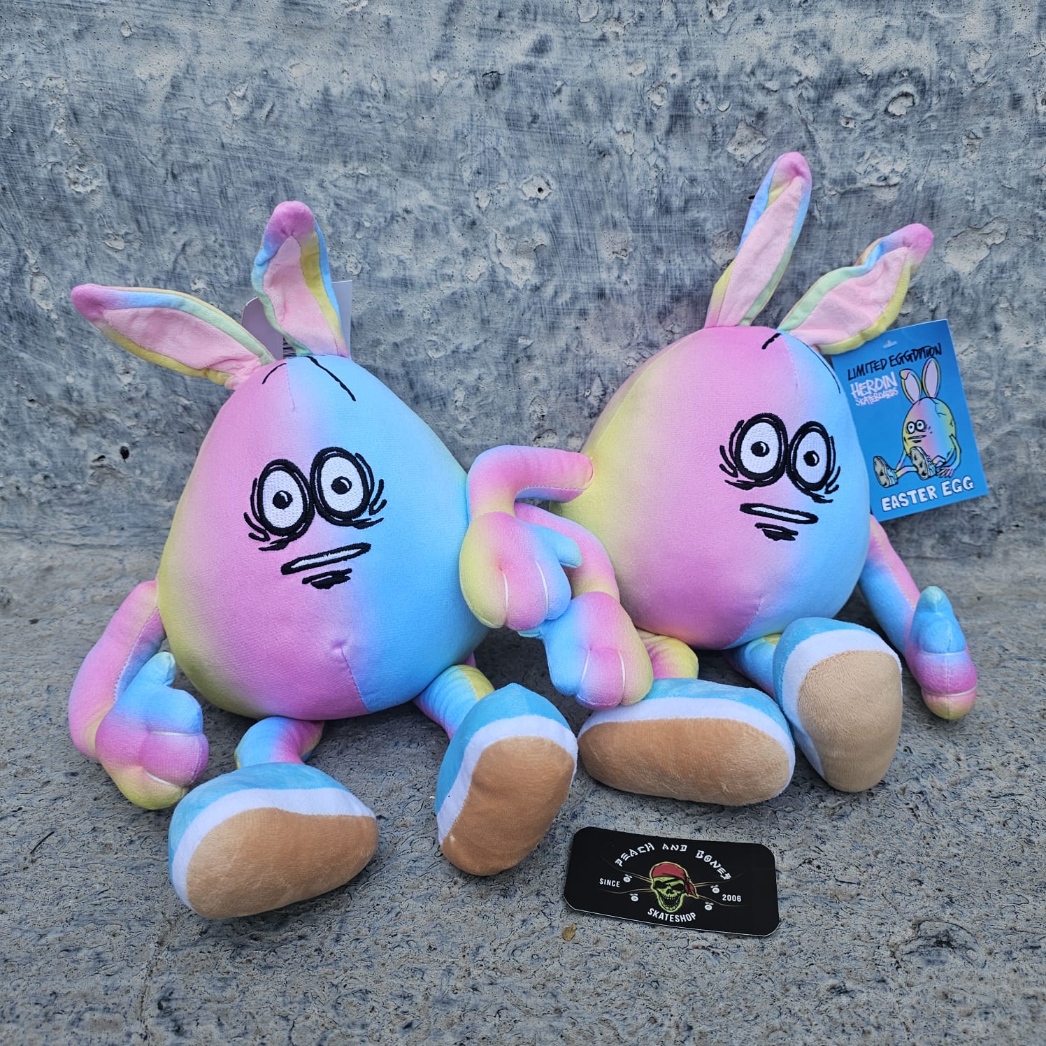 Heroin Toy Craig's Rotten Egg Plush Toy Doll - Peach and Bones Skateshop