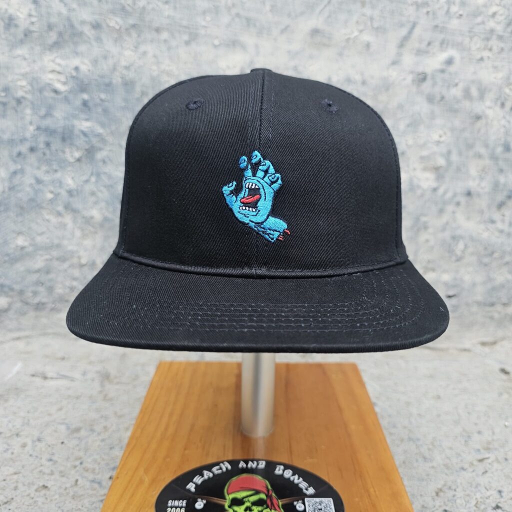 Santa Cruz Cap Snapback Screaming Hand Black - Peach and Bones Skateshop